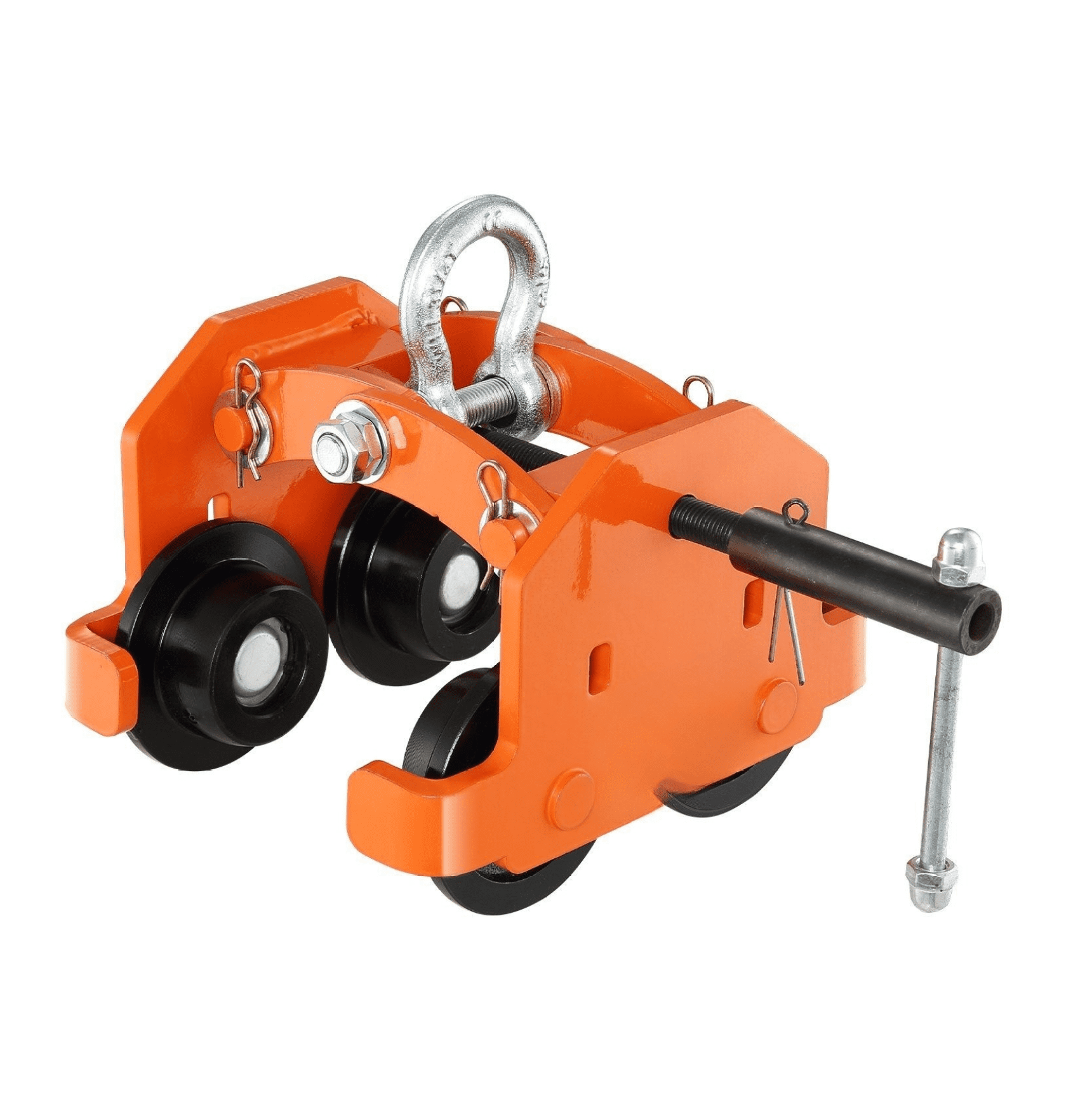 Manual Trolley 4400 lbs, 2 Ton I-Beam Trolley, Adjustable 2.8-6.7 ...