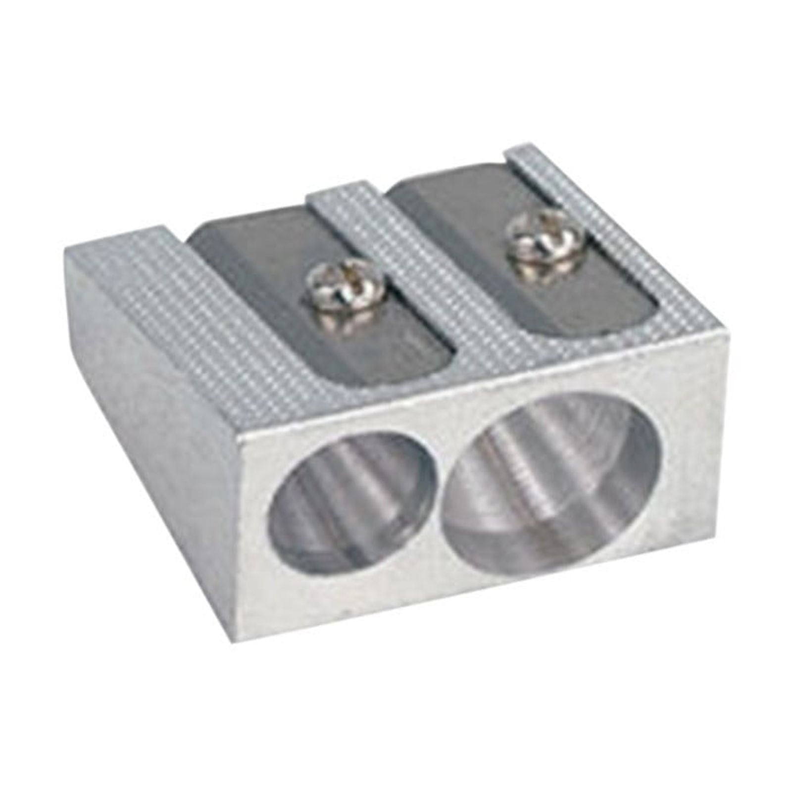 Manual Twin - Hole Metal Pencil Sharpener - Suitable for Standard and ...