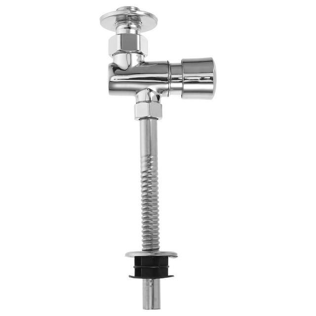 Manual Urinal Flush Valve with Hand Press Button and Water Saving Delay ...