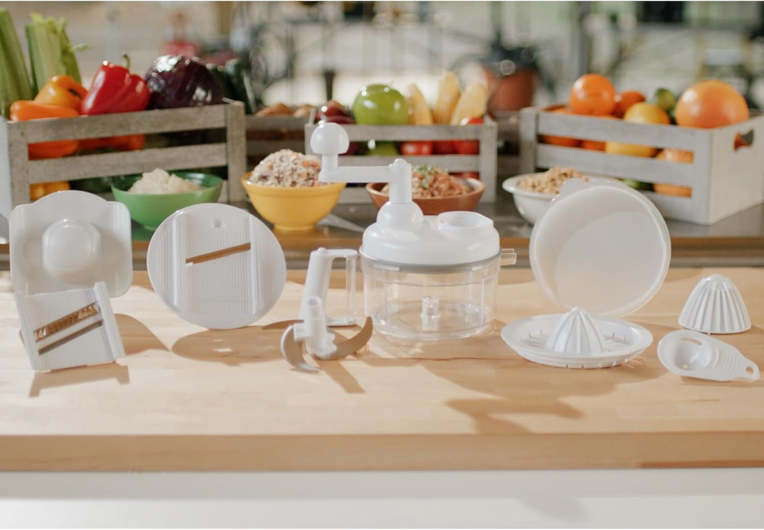 Manual Ve table Cutter & Food Processor - Veggie Chopper, Mincer for ...