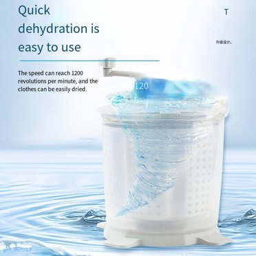 ZENSTYLE Compact Apartment Size Semi Top Load 17.6lbs Mini Twin Tub ...