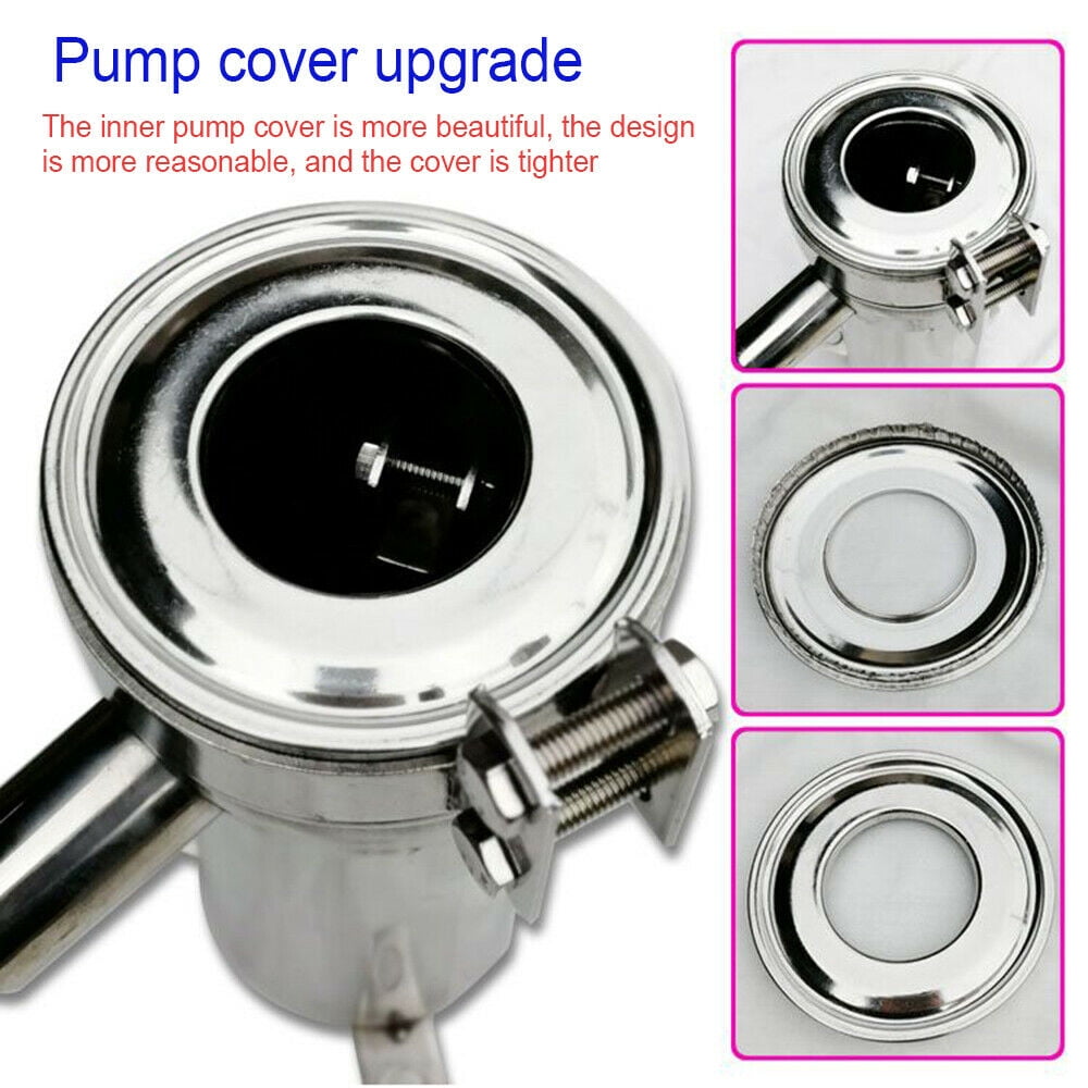 Manual Water Jet Pump Pitcher Well Hand Shake Suction Pump Stainless ...