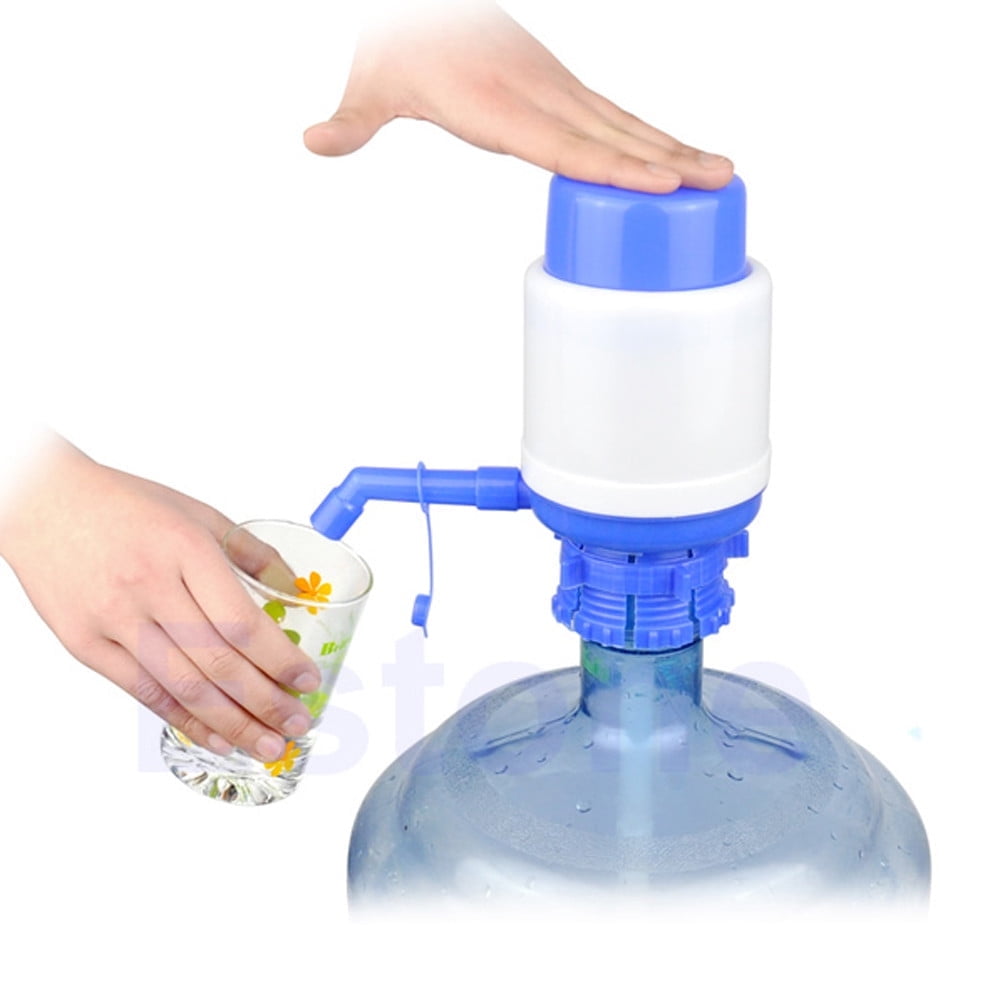 Manual Water Pump Dispenser for 5 Gallon Bottles, Hand Press Portable ...