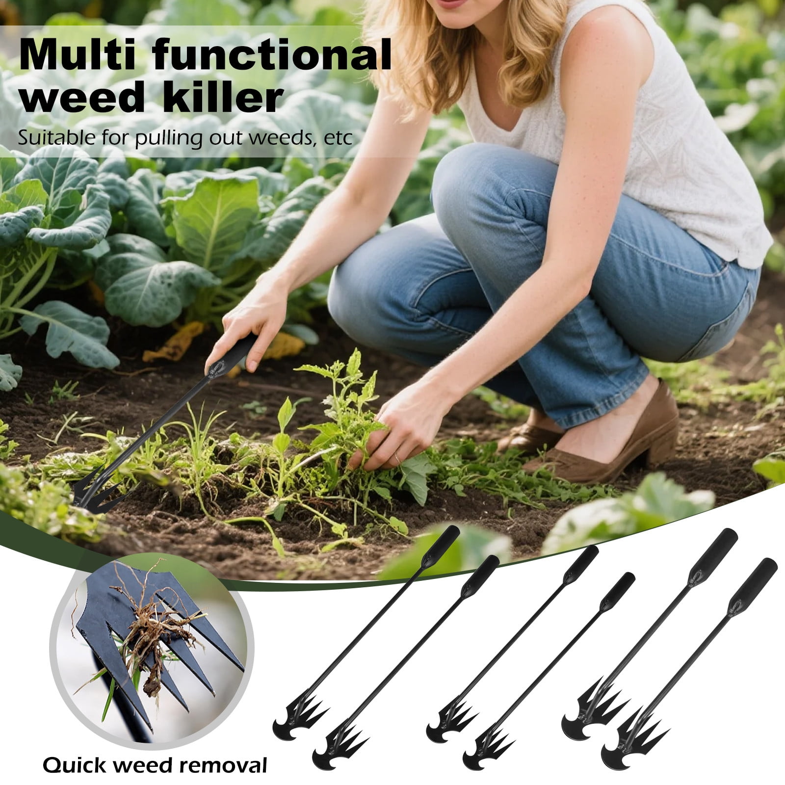 Manual Weed Remover Tool for Lawn and Garden,Weeding Artifact Uprooting ...
