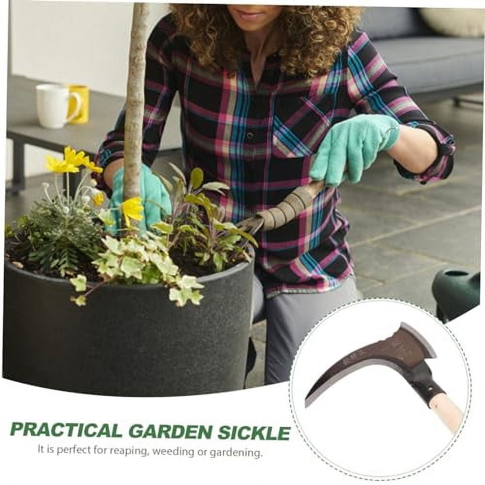 Manual Weeder 1 Set Wooden Handle Steel Crack Stainless Steel Crack ...