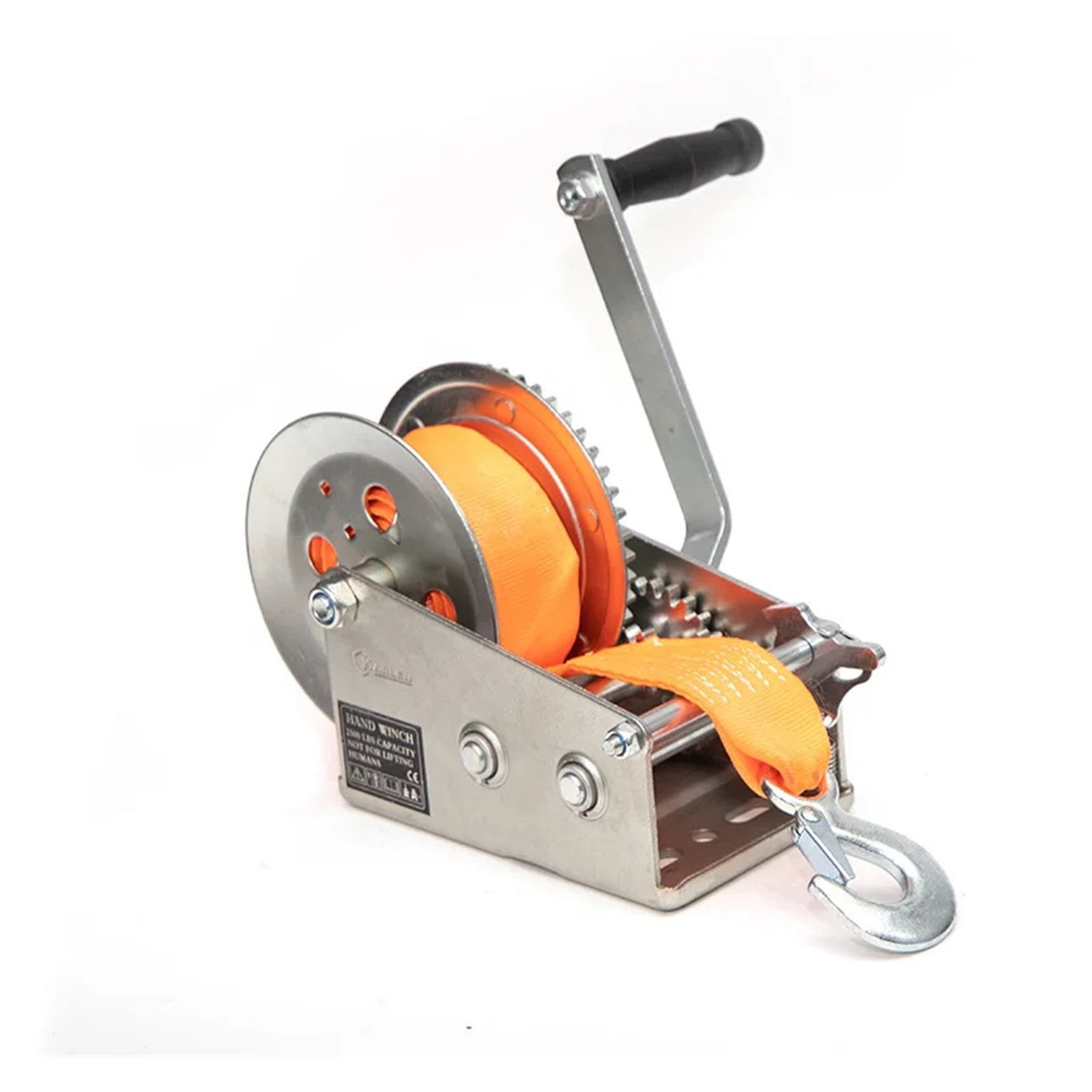 Manual Winch Expert Small Winch 500KGS, Hand Winch Belt Strap Webbing ...