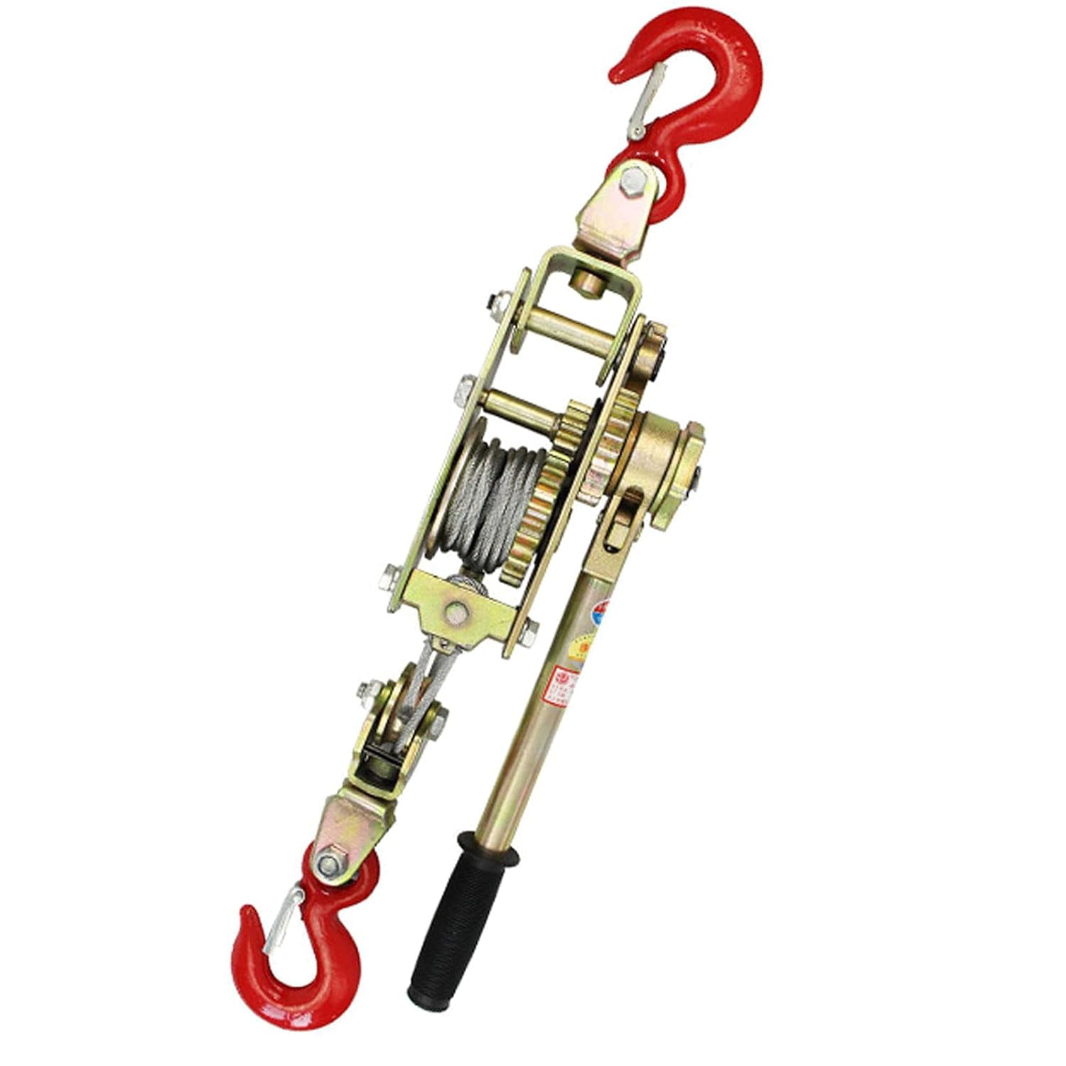 Manual Winch, Power Puller Ratchet, Heavy Duty Cable Puller with 2 ...
