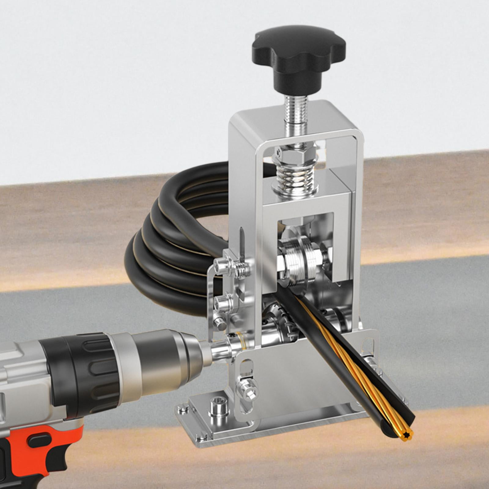 Manual Wire Peeling Machine Drill Powered Hand Crank Multifunction Fast ...