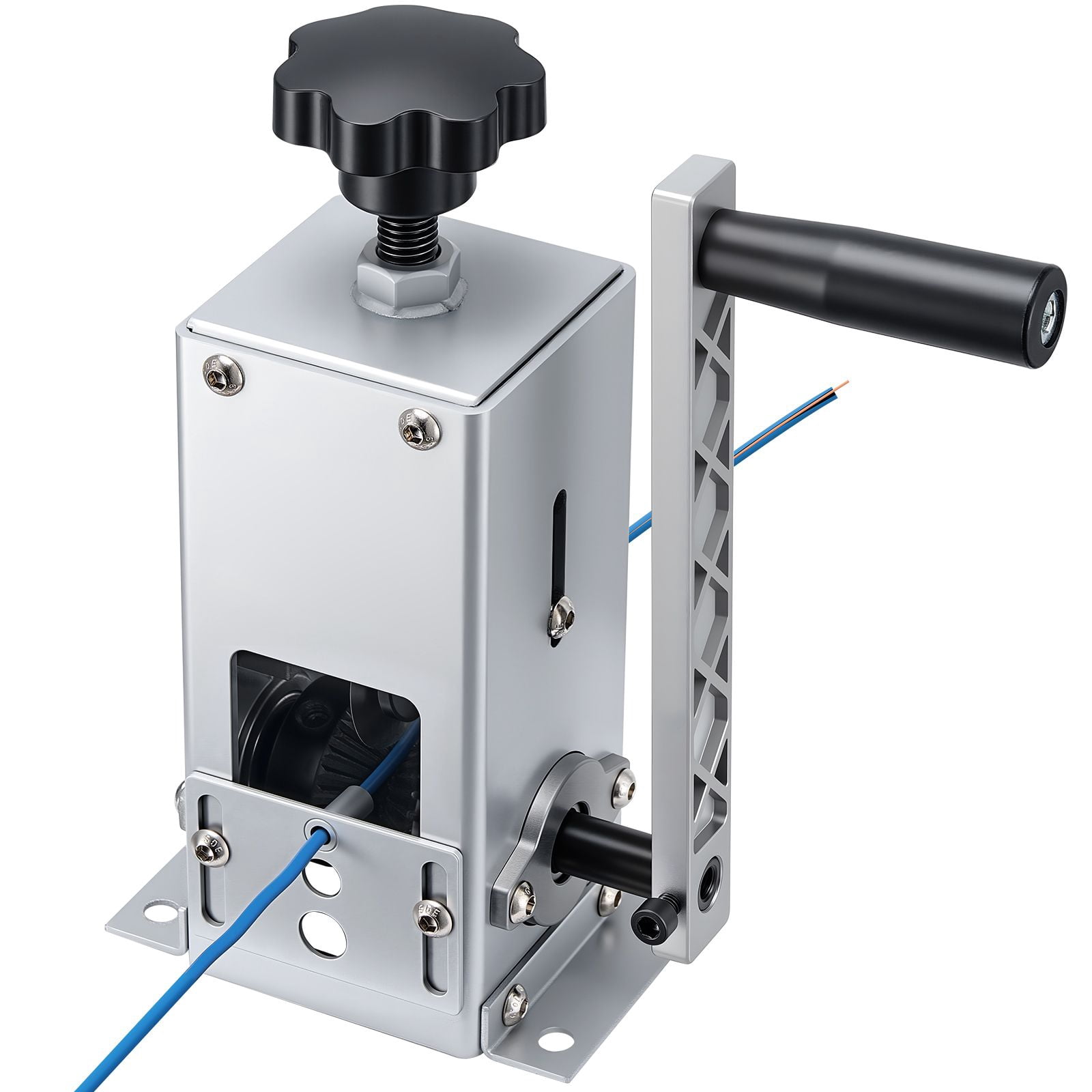 Manual Wire Stripper 0.06-1.18in, Hand Crank/Drill Powered, Heavy Q235 ...