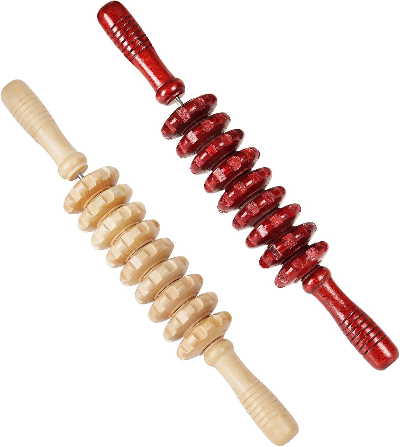 Manual Wooden Fascia Massage Roller Trigger Points for Release ...