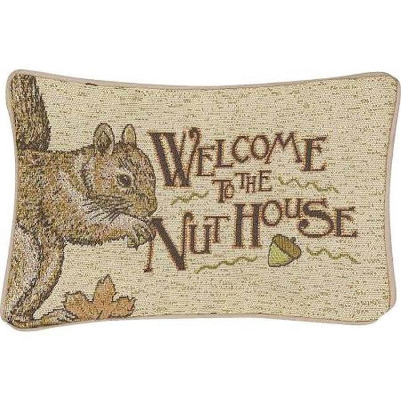 Manual Woodworkers & Weavers 12.5 x 8.5 in. Acorn Gap Decorative Throw ...