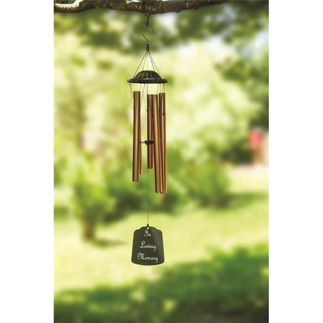 Manual Woodworkers & Weavers 30 in. Wind Chime with Bronze Cap, In ...