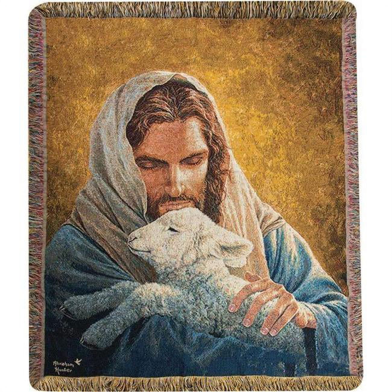 Manual Woodworkers & Weavers 50 x 60 in. Lost But Found AB2 Tap Throw ...