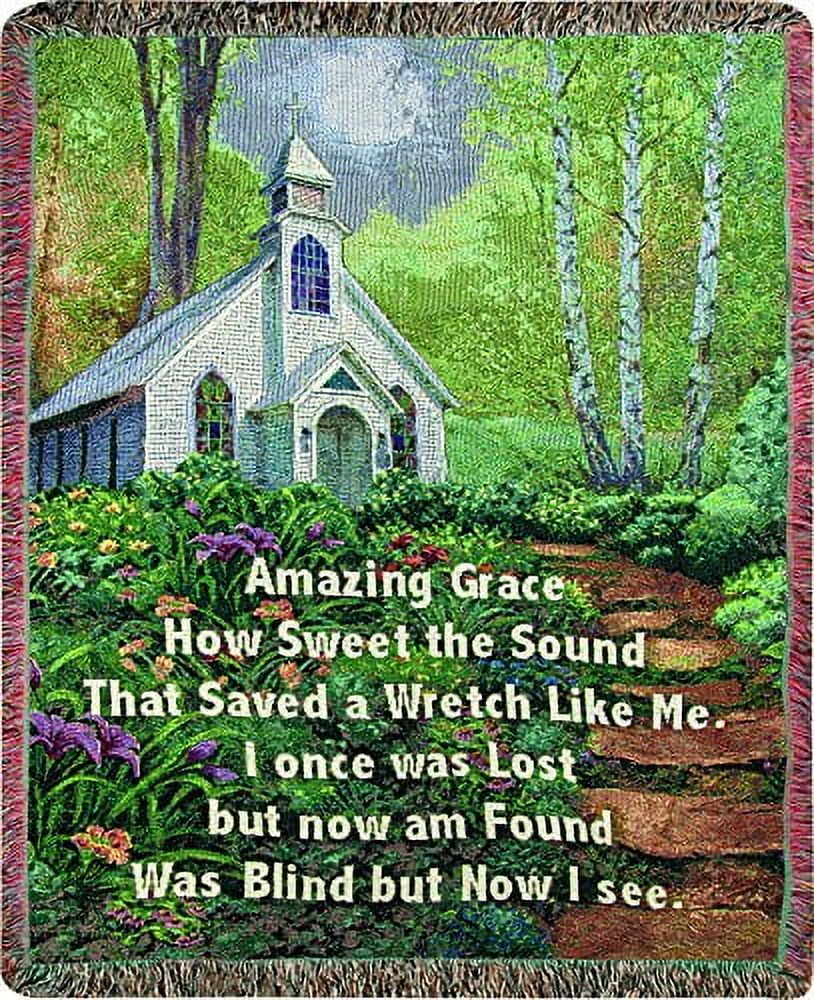 Manual Woodworkers & Weavers Tapestry Throw, Amazing Grace, 50 x 60 ...