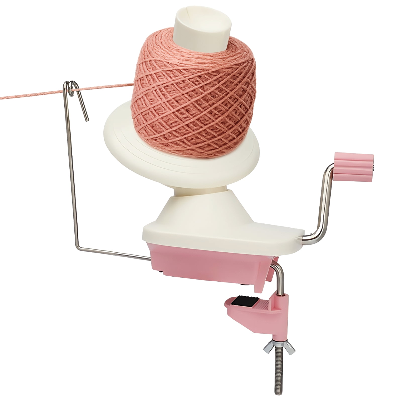 Manual Yarn Winder for Crochet, Handheld Yarn Winding Tool, Compact ...