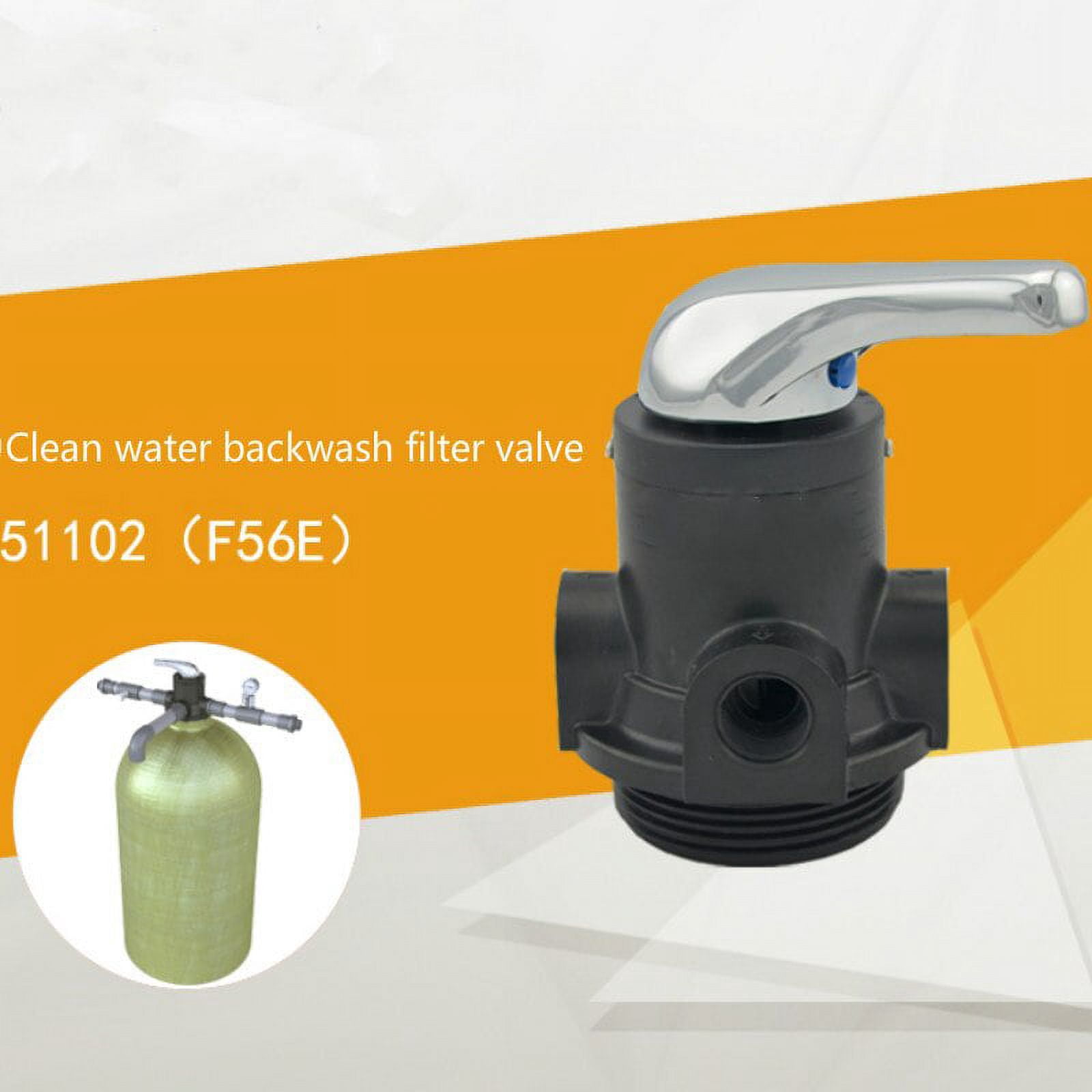 Manual backwash activated carbon filter valve Multi-port Valve for ...