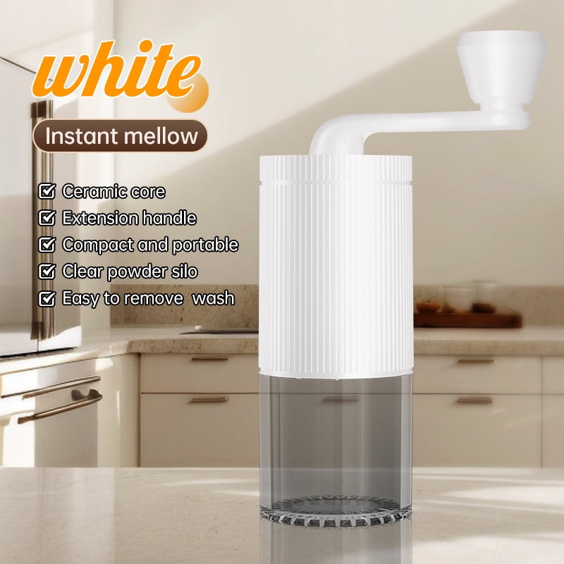 Manual coffee grinder, portable grinder, round grinder, kitchen ...
