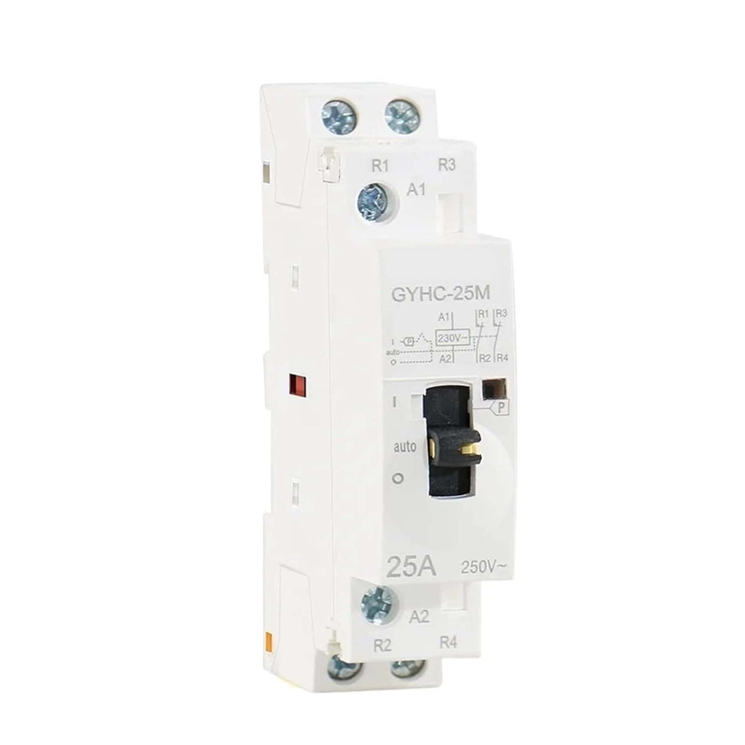 Manual contactor 2P 16A 20A 25A 2NO or 2NC 220V 50/60Hz Manual Control Household AC contactor ...