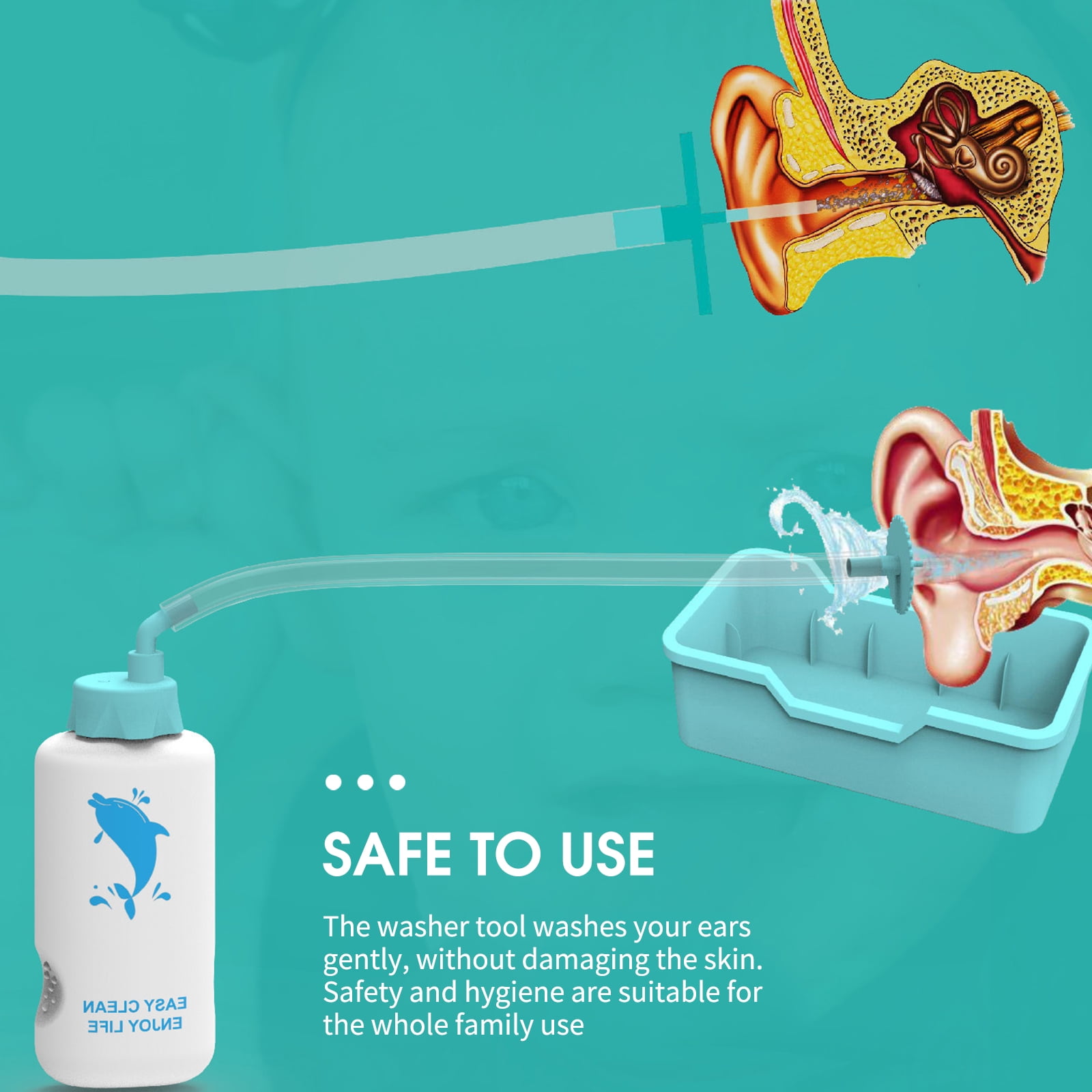 Manual ear washer,Bottle With Box Kit With And Removal Tool Kit Ear ...