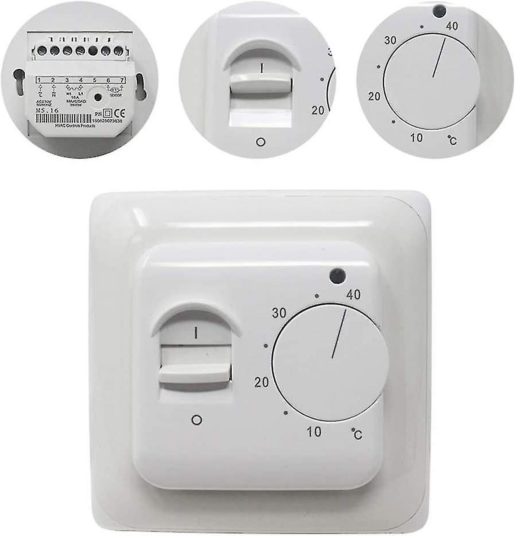 Manual floor heating thermostat 220v 16a, electric floor heating ...