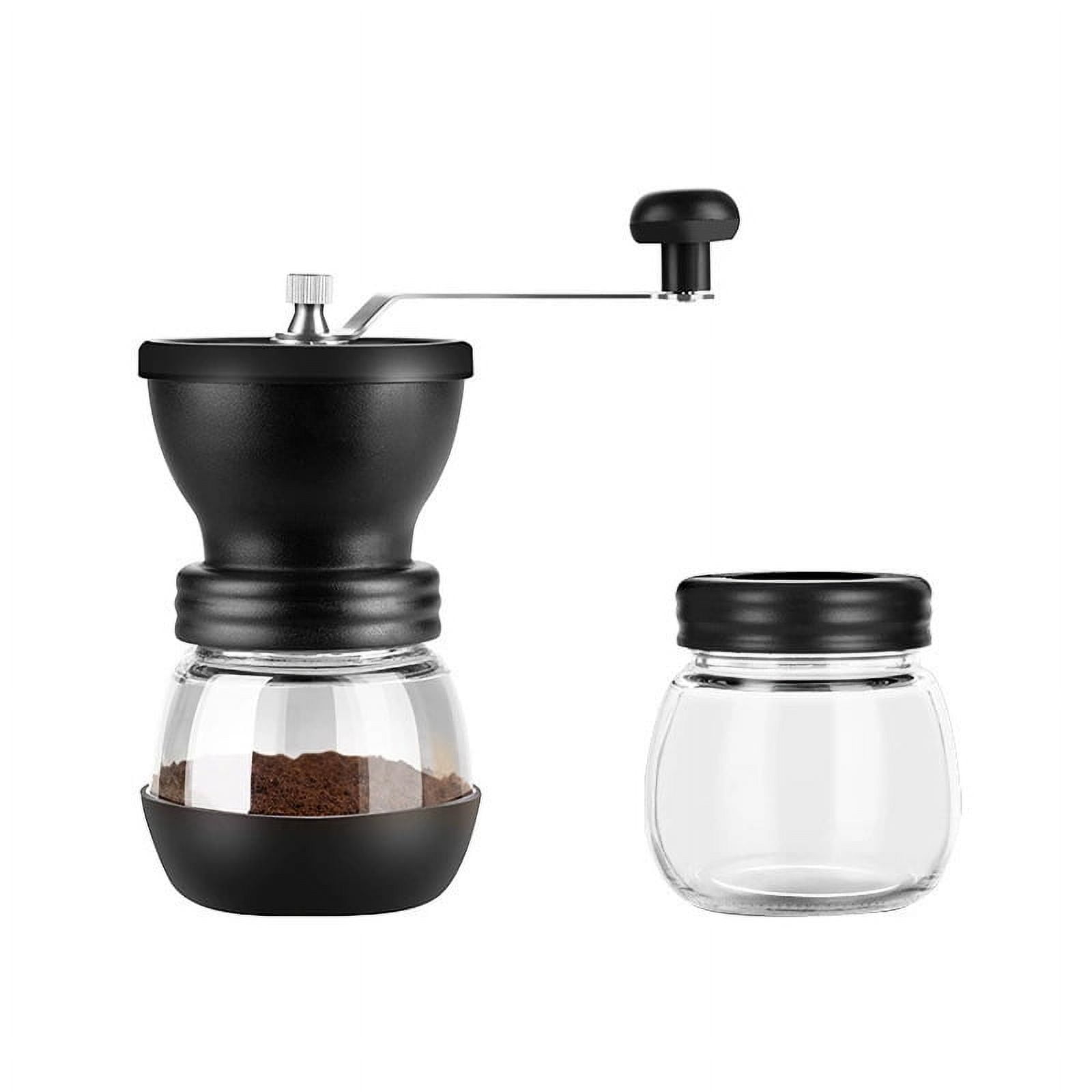 Manual grinder Hand coffee machine Glass - Walmart.com
