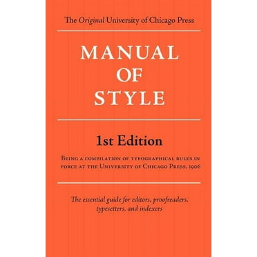 The Chicago Manual of Style, 17th Edition (Edition 17) (Hardcover ...