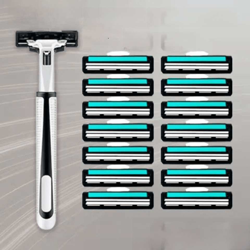 Manual razor portable double-layer razor a generation of hair mini ...