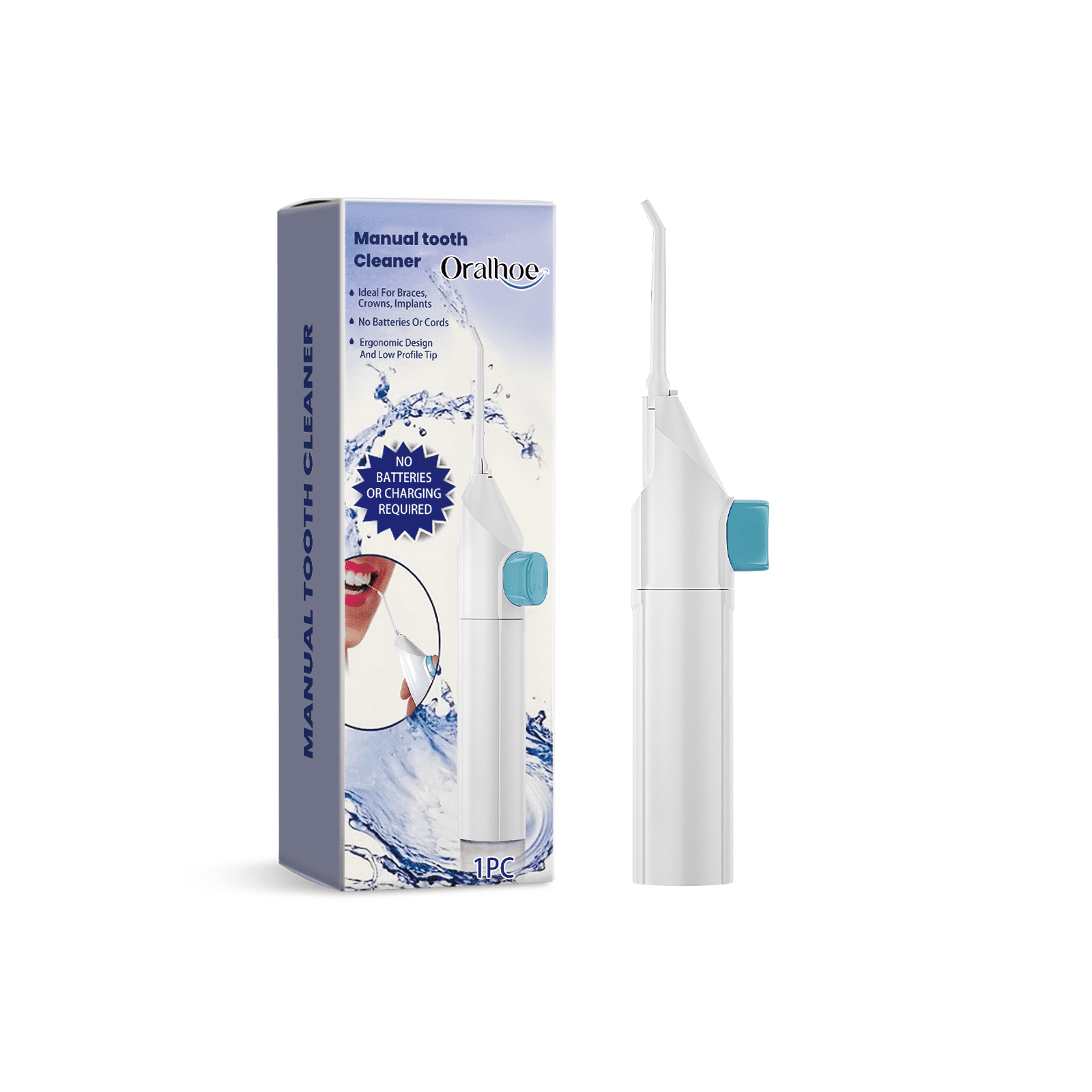 Manual tooth washer cleans oral odor, tartar and protects teeth ...