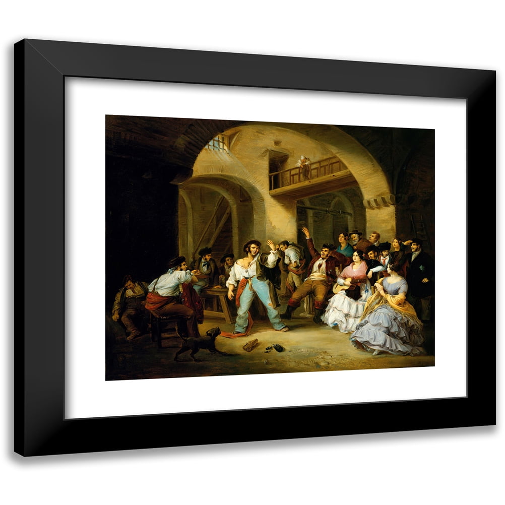 Manuel Cabral Aguado Bejarano 14x12 Black Modern Framed Museum Art ...