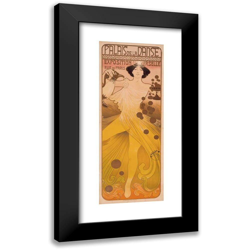 Manuel Orazi 11x24 Black Modern Framed Museum Art Print Titled - Dance ...