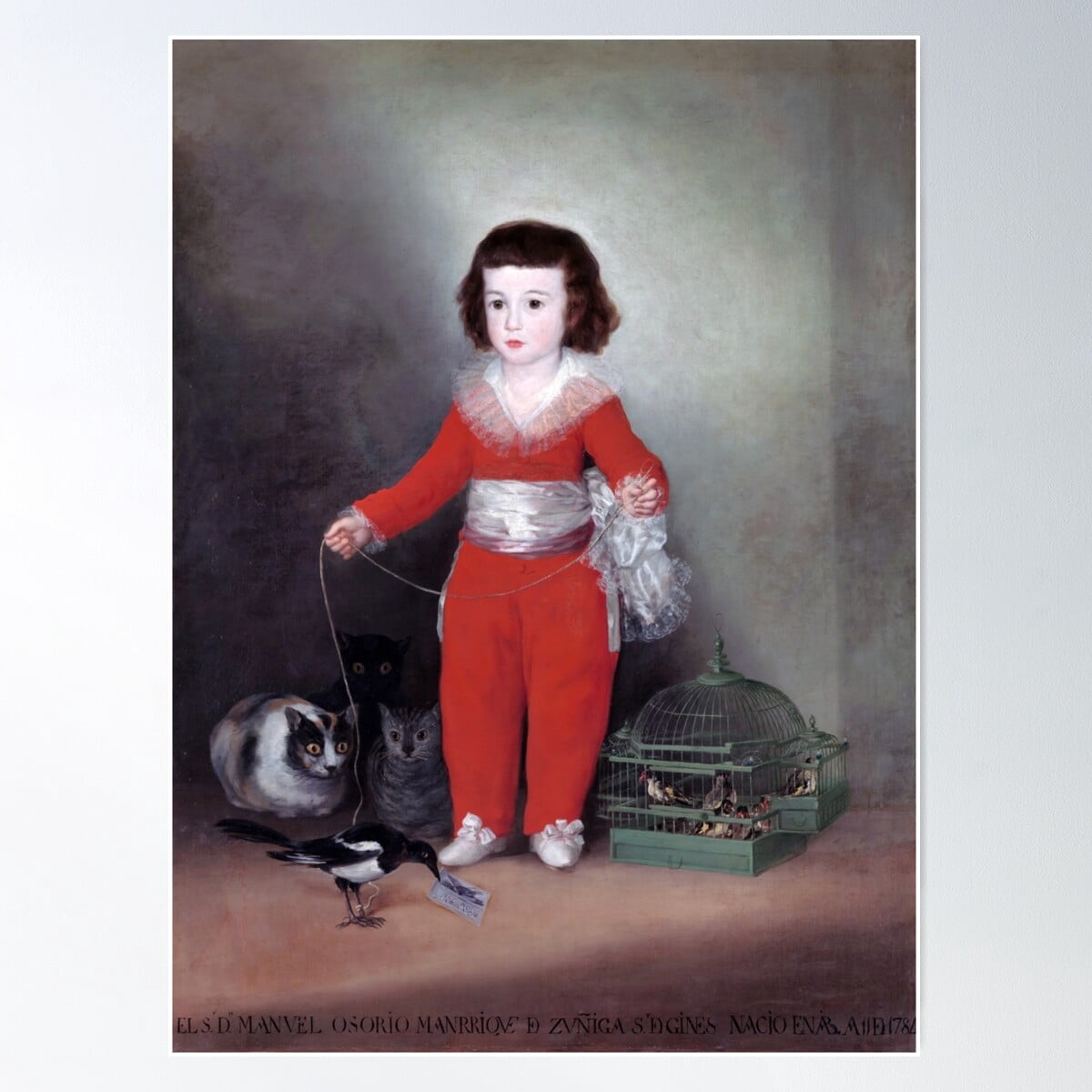 Manuel Osorio Manrique De ZuÃ£Â±Iga (17841792) Poster Wall Art Modern ...