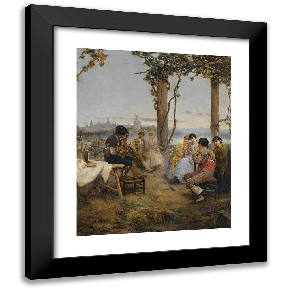Manuel Ramírez Ibáñez 12x14 Black Modern Framed Museum Art Print Titled ...
