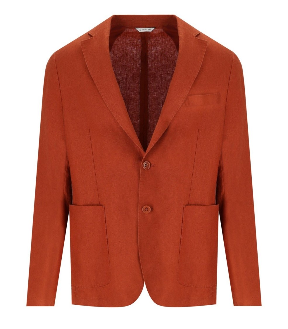 Manuel Ritz Rust Single Breasted Jacket (Men's) - Walmart.com