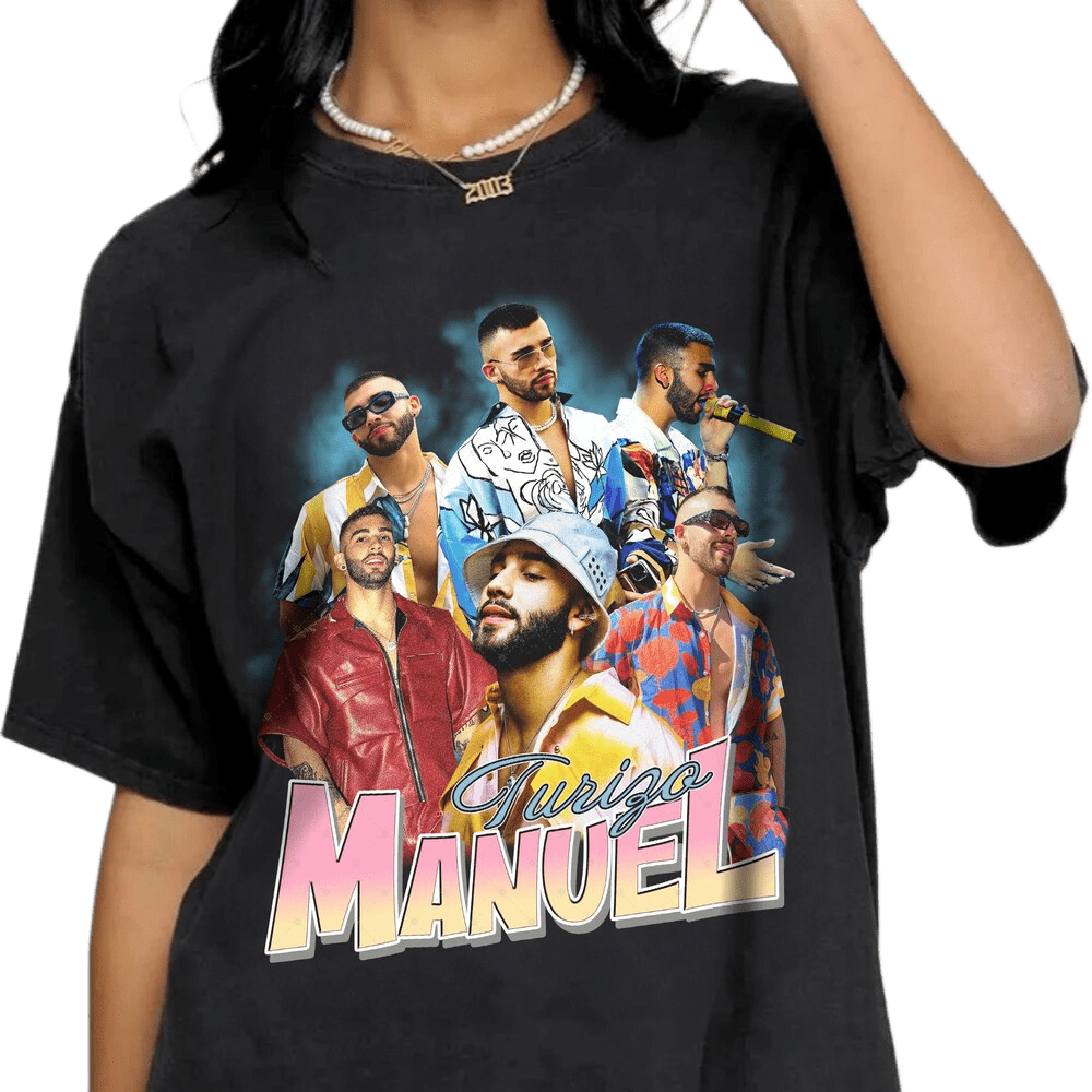 Manuel Turizo Concert T-shirt, Manuel Turizo Tour Tee,Manuel Turizo ...