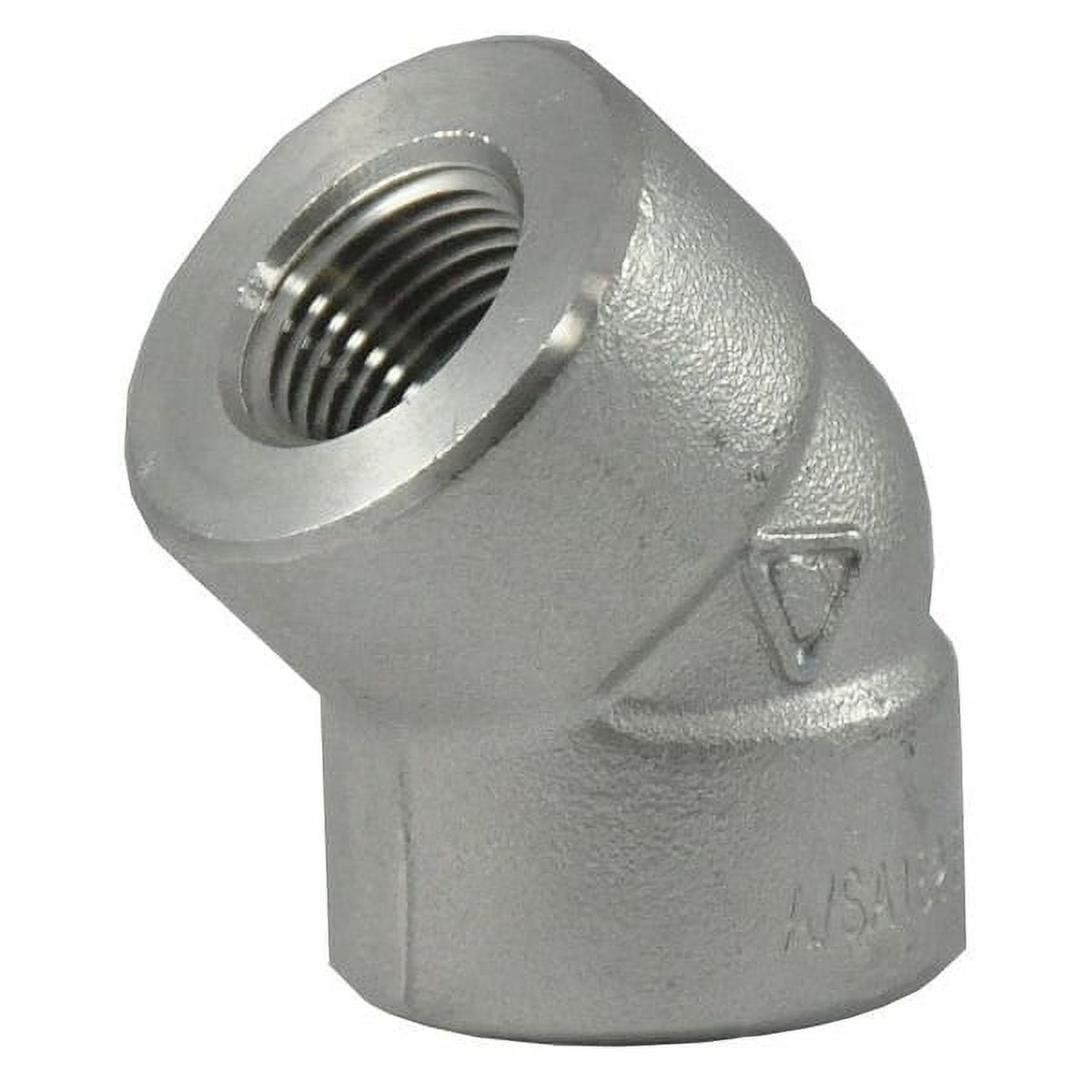 Manufacturer Varies 45 Elbow, 304 SS, 1 in, FNPT,Class 3000 2UA65 ...