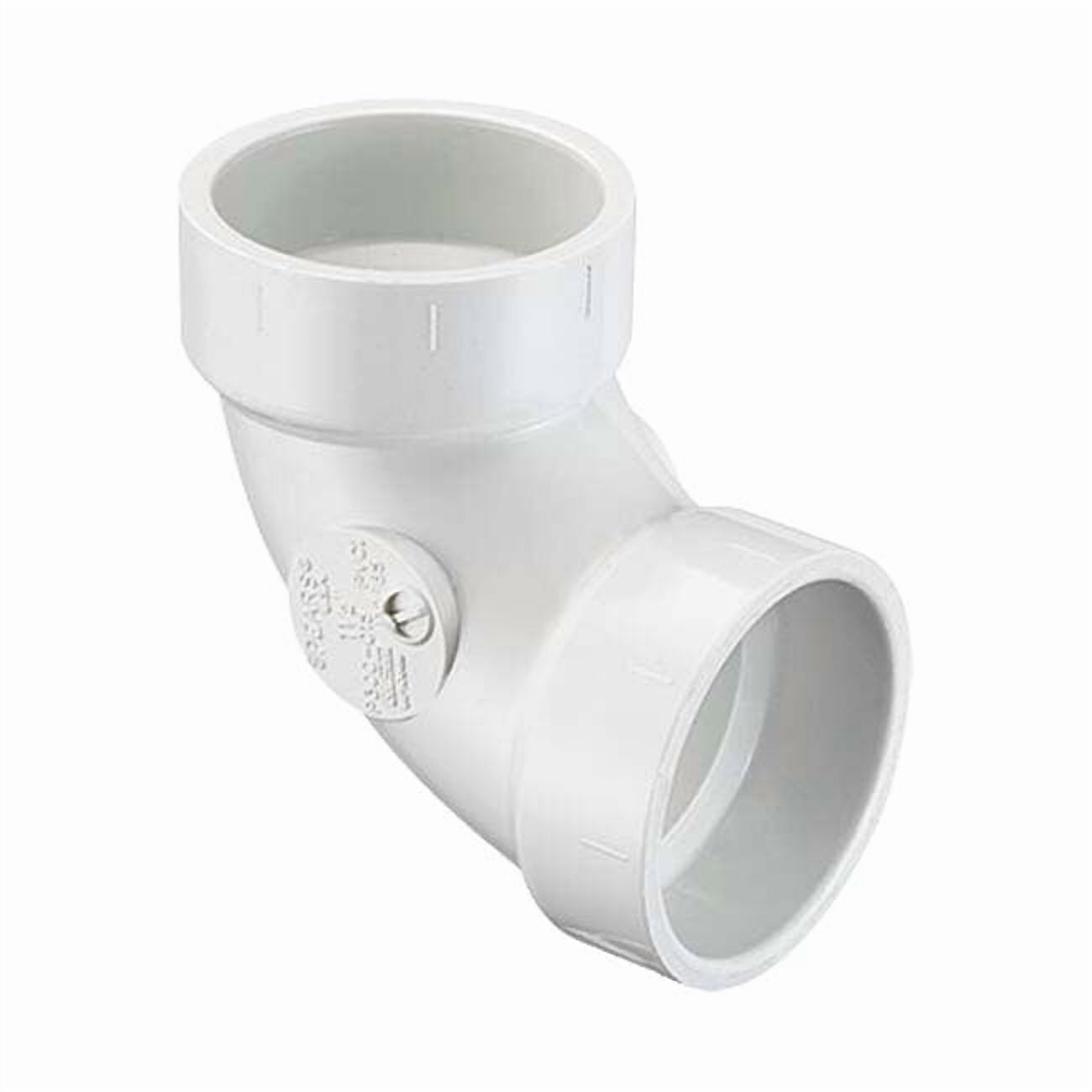 PVC Sanitary Elbow, 90 Degrees, Socket, 6 in Pipe Size - Walmart.com