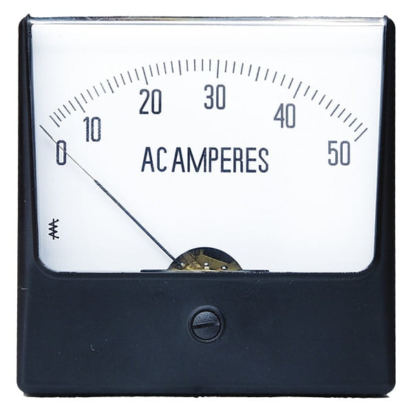 Manufacturer Varies Analog Panel Meter,AC Current,0-50 AC A 12G386 ...