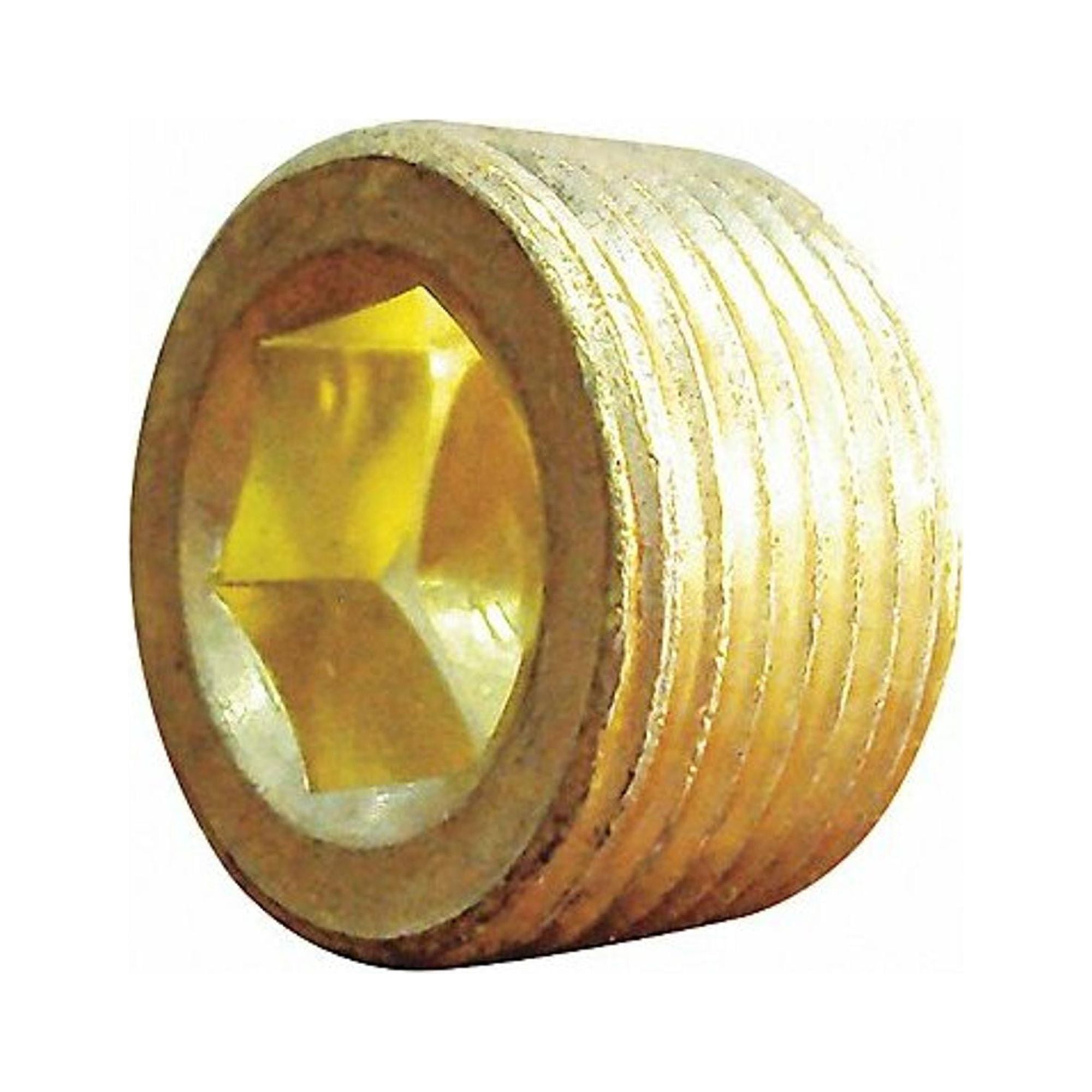 Manufacturer Varies Brass Countersink Plug, MNPT, 3/8" Pipe Size 6AYZ9 ...