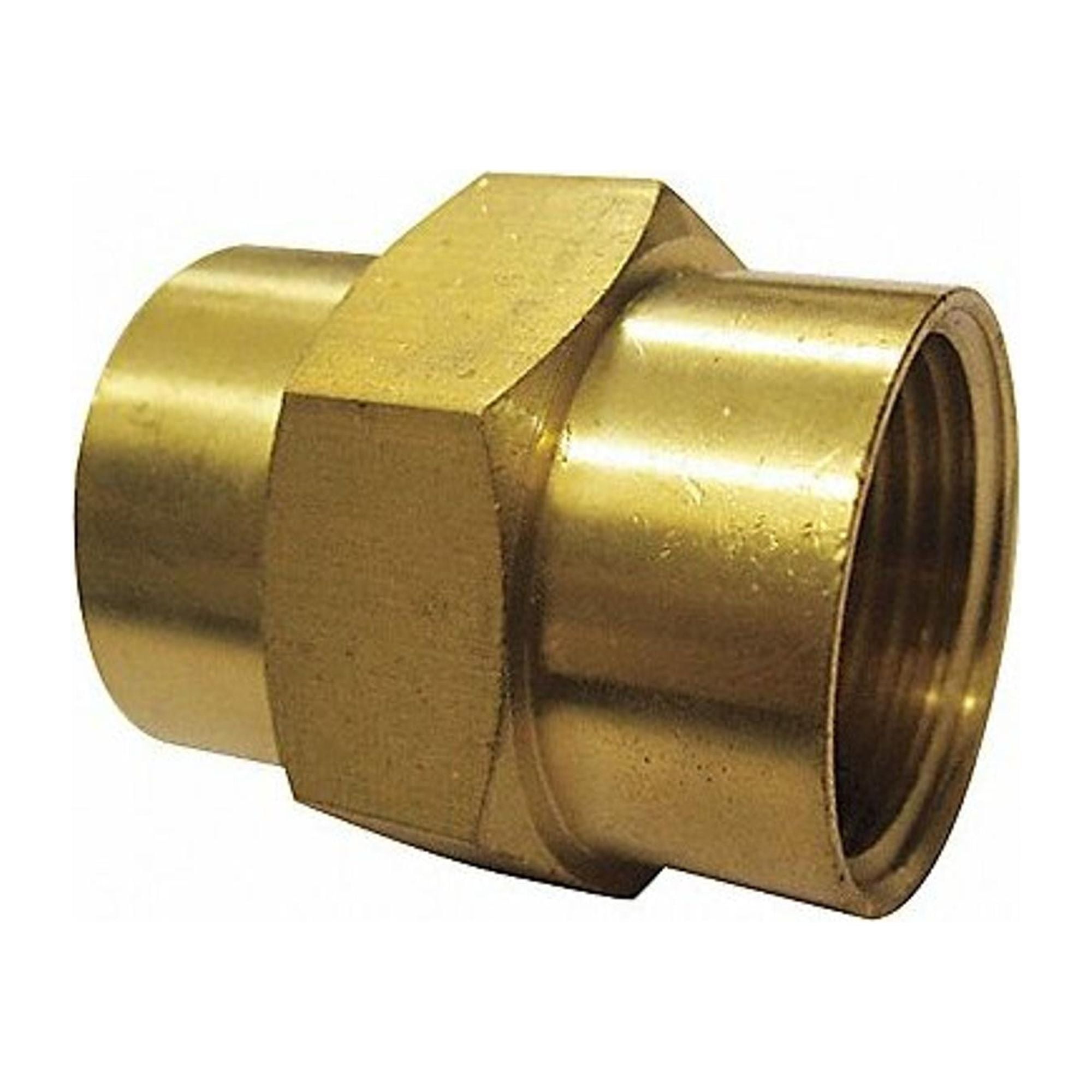 Manufacturer Varies Coupling, Brass, 3/4 in,Female NPT, 5 PK 6AYR0 ...