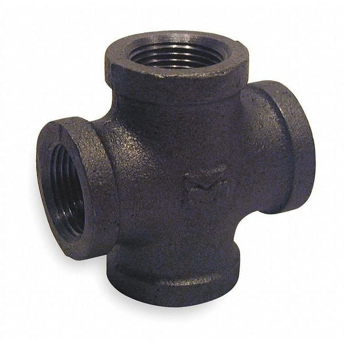 Cross Cross, 3/4" Pipe, FNPT, Malleable Iron, Class 150 - Walmart.com