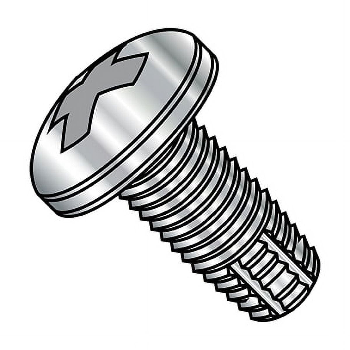 Manufacturer Varies Cutting Screws,12-24X1 PHIL PAN,PK2000 1216FPP188 ...