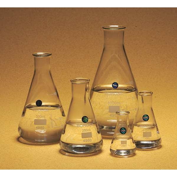 Manufacturer Varies Erlenmeyer Flask,50 mL - 219 mm H,PK5 FGSET5 ...