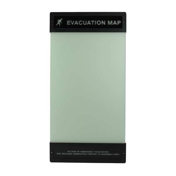 Manufacturer Varies Evacuation Map Holder,Clear,22 1/8" H DTA243 - Walmart.com