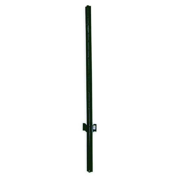 ZORO SELECT Steel U-Channel Fence Post, 72 In. Green, 4LVG6 - Walmart.com
