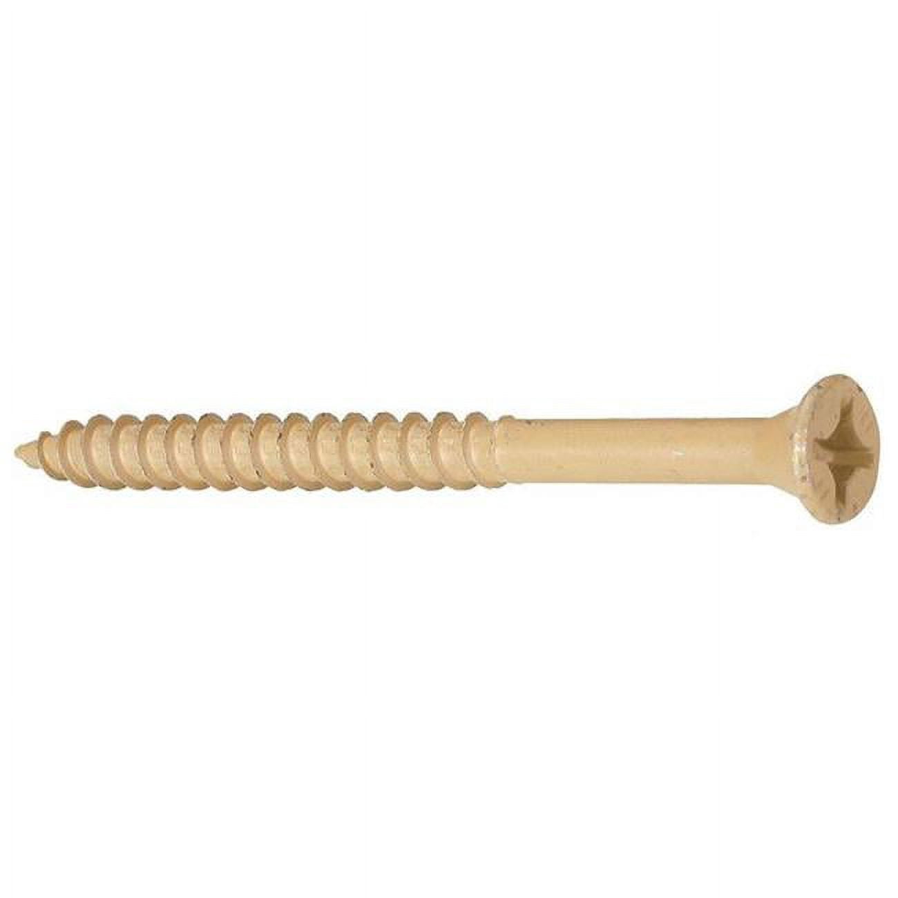 Manufacturer Varies Flat Hd Wood Scrw,Tan,#9,3"L,PK1725 P55040-BR ...