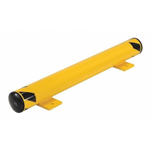 Manufacturer Varies Floor Stop Bollard ,5 in H,Yellow ,Steel FSBOL-42 ...