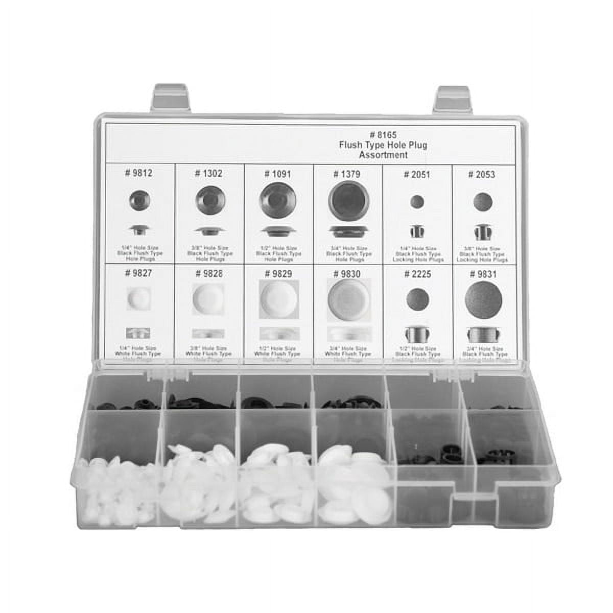 Manufacturer Varies Flush Type Hole Plug Assortment,349 pcs 8165 ...