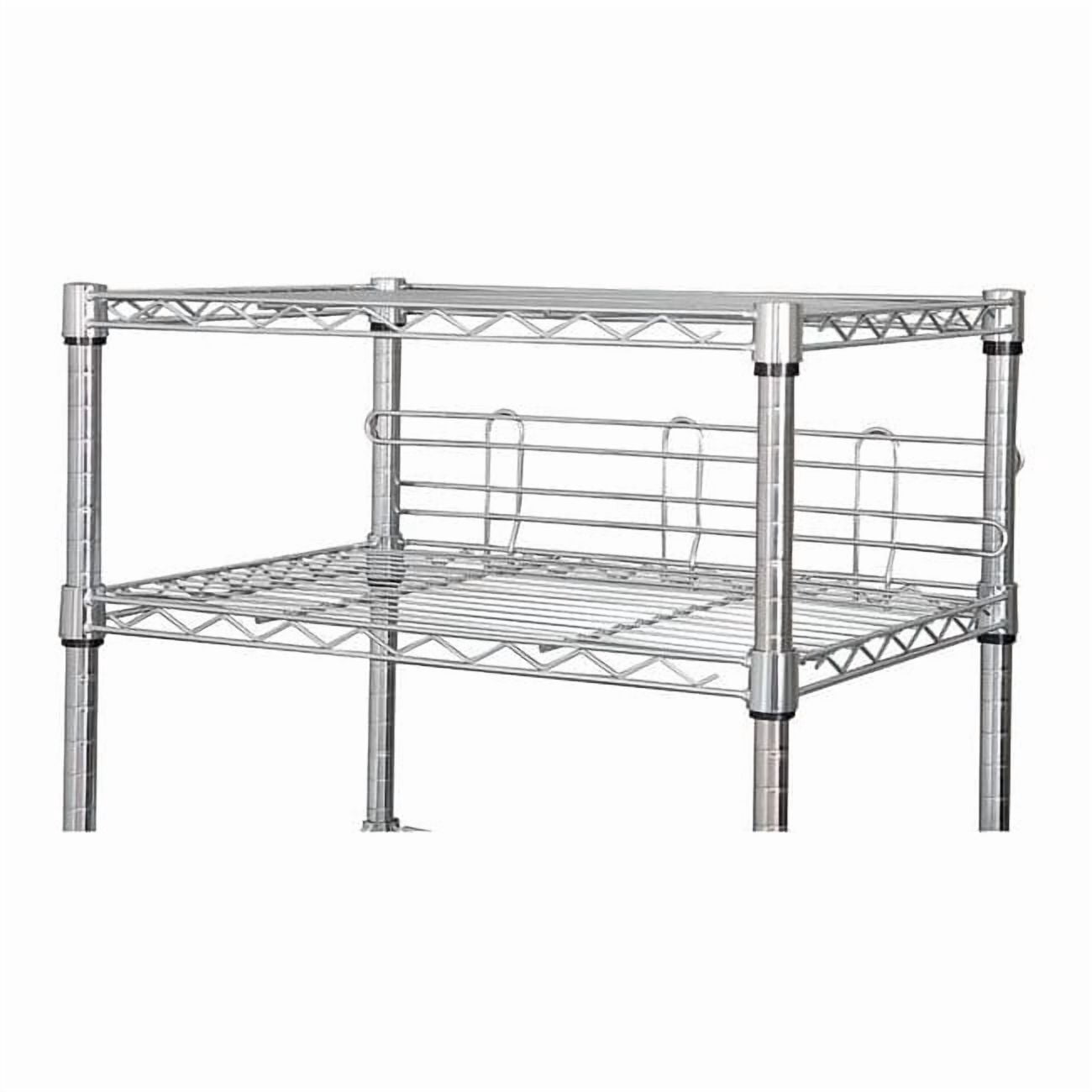 Manufacturer Varies Shelf Side/Back Ledge 36",Chrome,2PK 5GRN2 ...