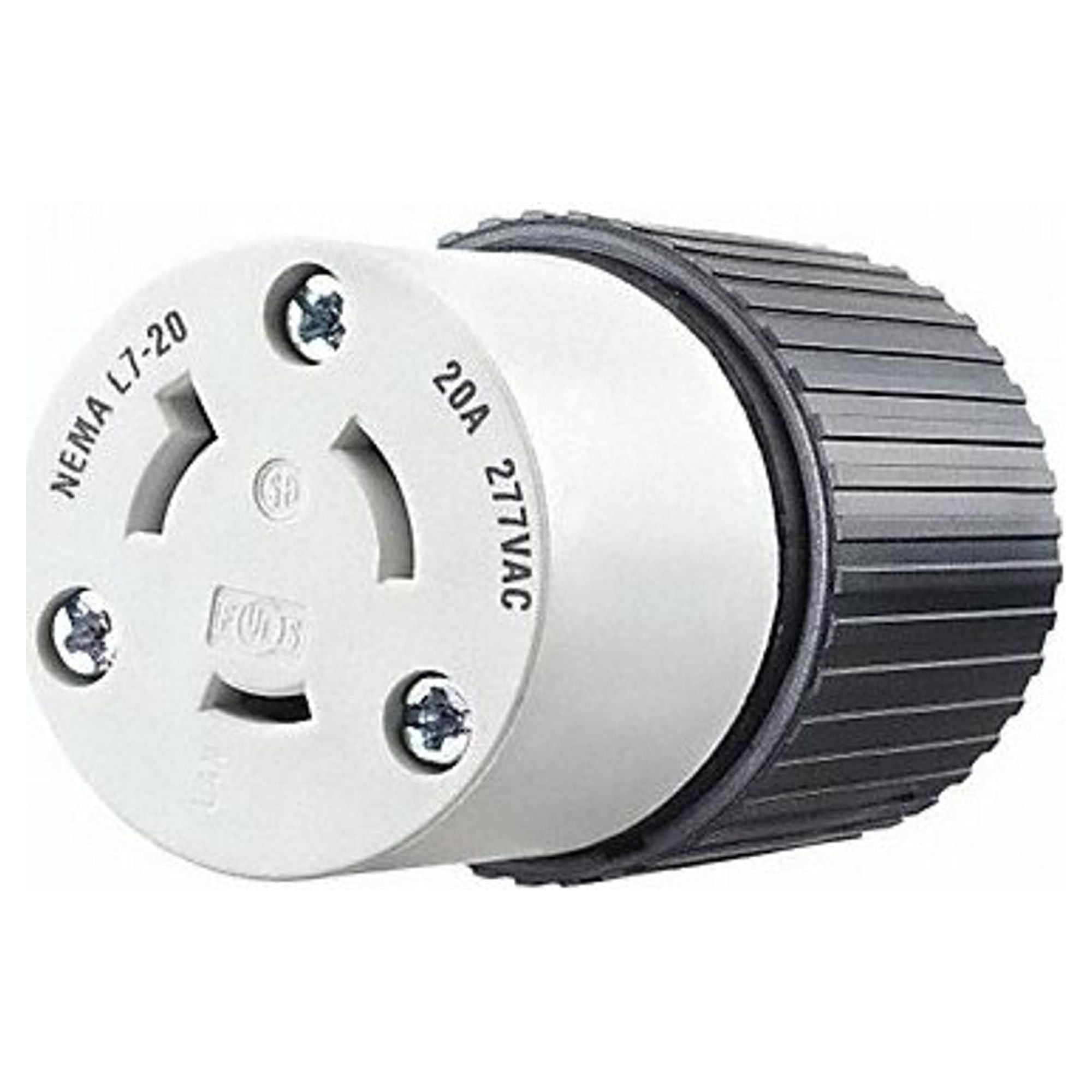Bryant Locking Connector,Black/White,277VAC,20A 70720NC - Walmart.com
