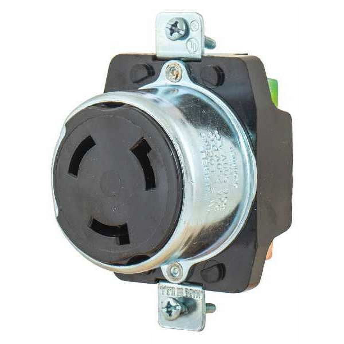 Bryant Locking Receptacle,Blk,600VAC/250VDC,50A 3769 - Walmart Business ...